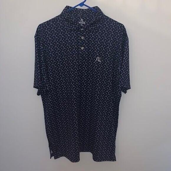 Rhoback | Shirts | Rhoback The Old Glory Short Sleeve Performance Polo ...